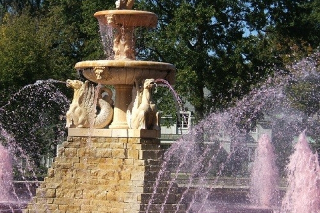 Pink Fountain Dye for Breast Cancer Awareness | Blue Valley Labs